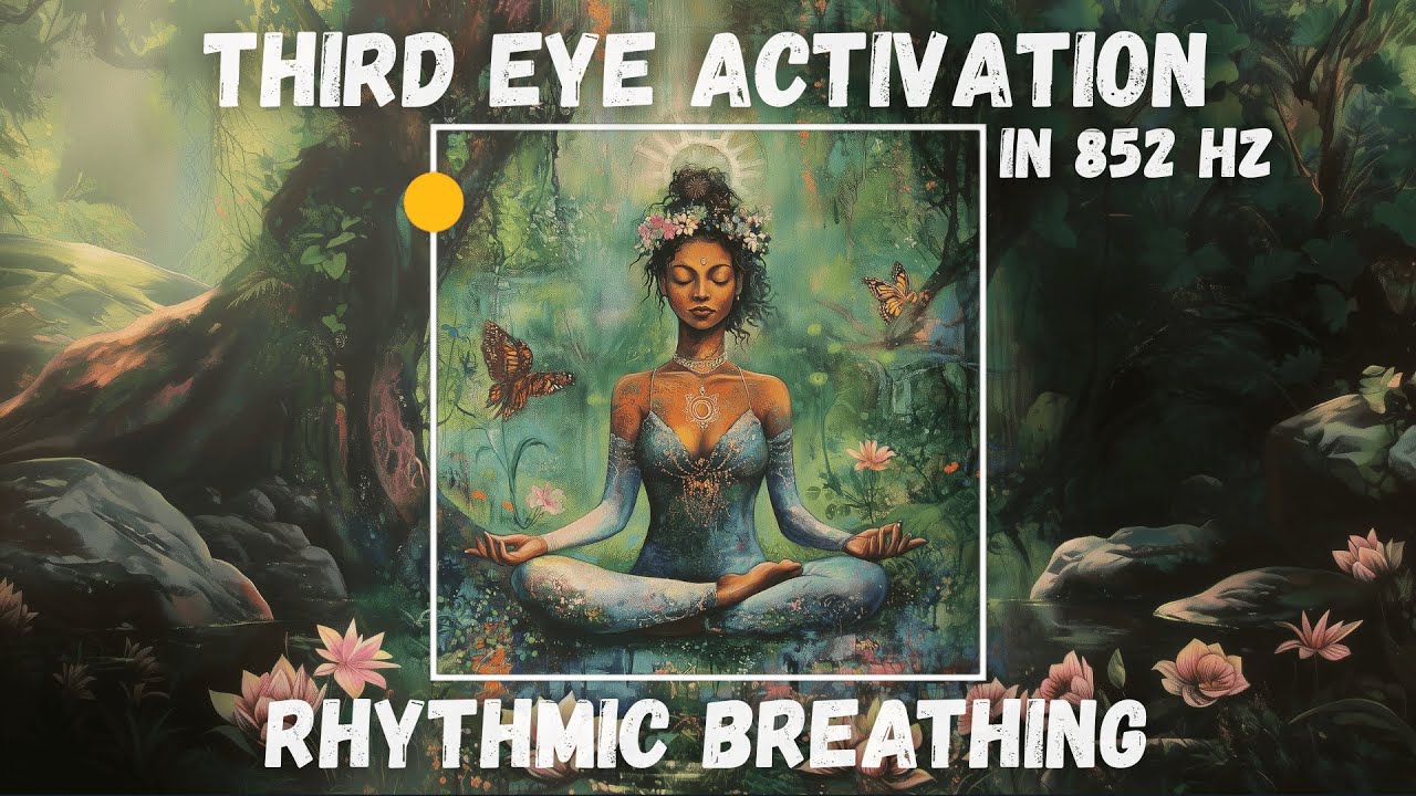 Rhythmic Breathing for Third Eye Activation | 852 Hz Frequency for ...
