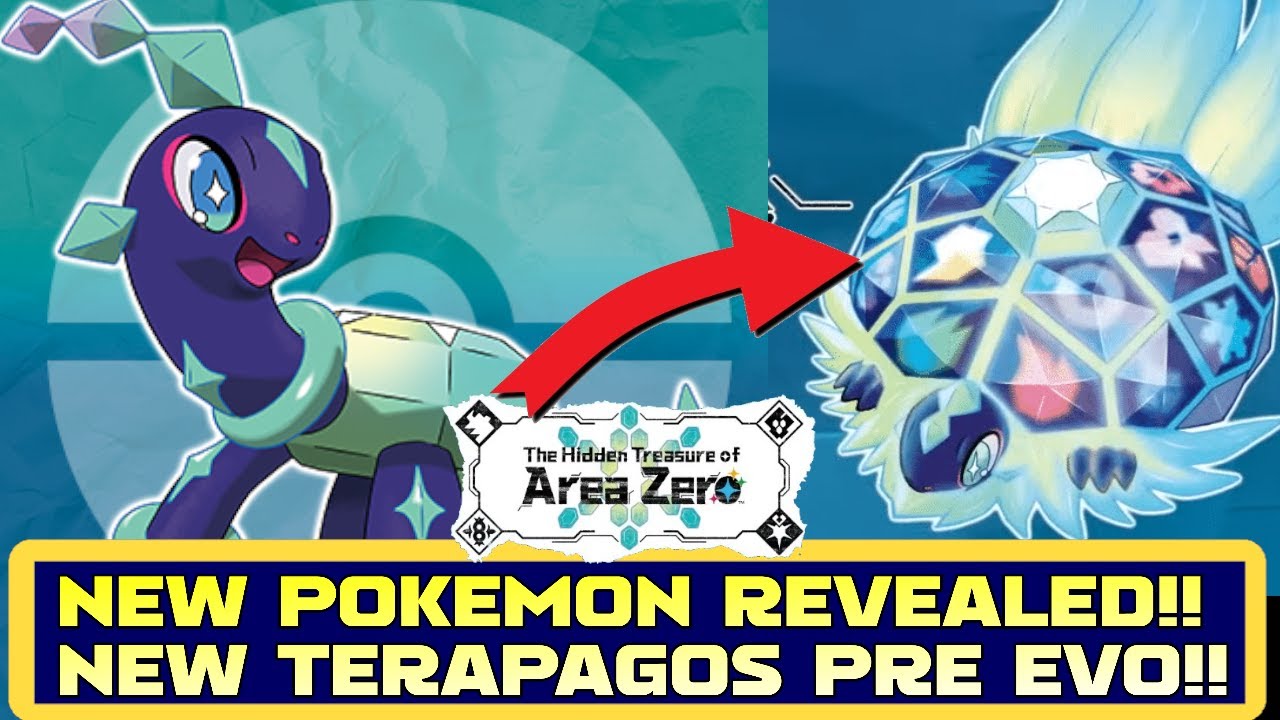 NEW POKEMON REVEALED!! NEW TERAPAGOS FORM / PRE EVOLUTION!!? | Pokemon ...