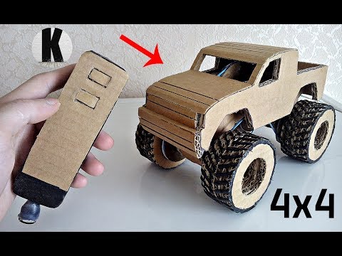 Как сделать машинку из картона? / How to make a car from cardboard?