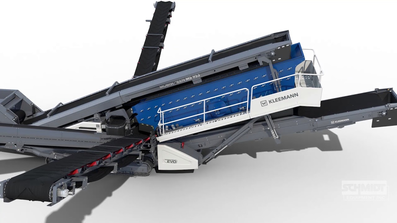 Schmidt Equipment - Kleemann Mobile Screens - YouTube