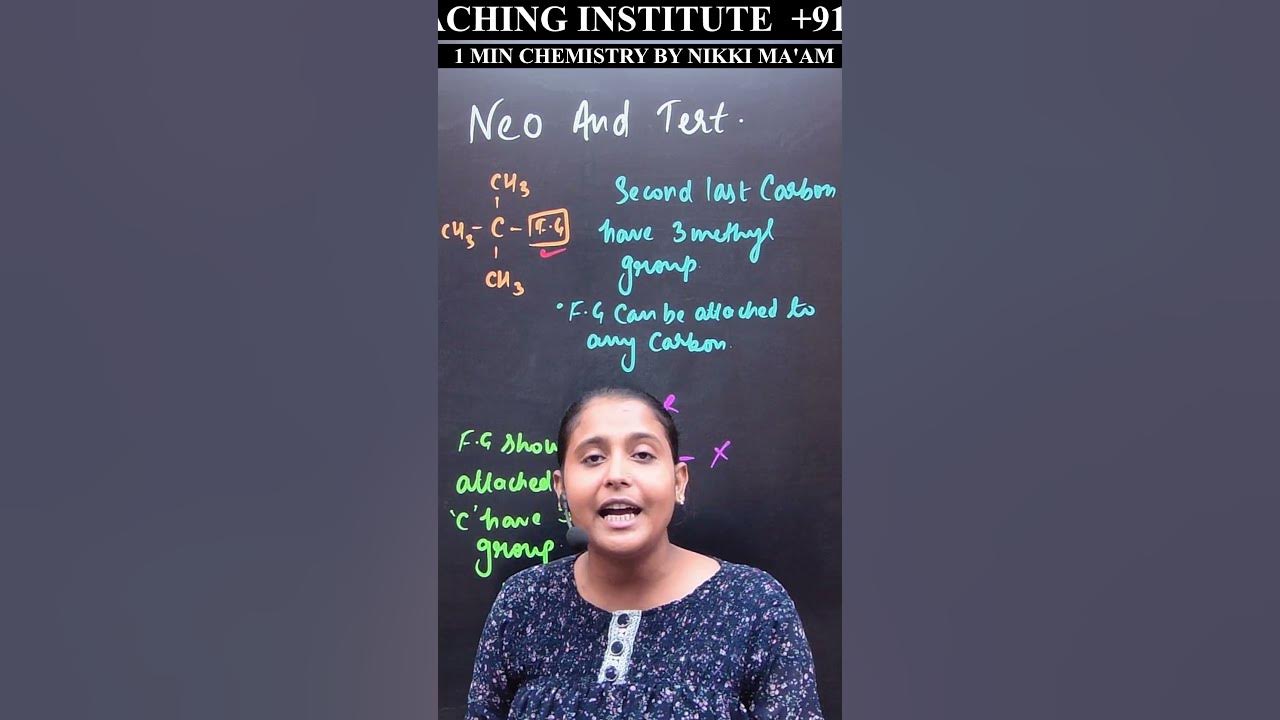 Difference between Neo And Tert l 1 Min Chemistry 136 l Class 12 # ...