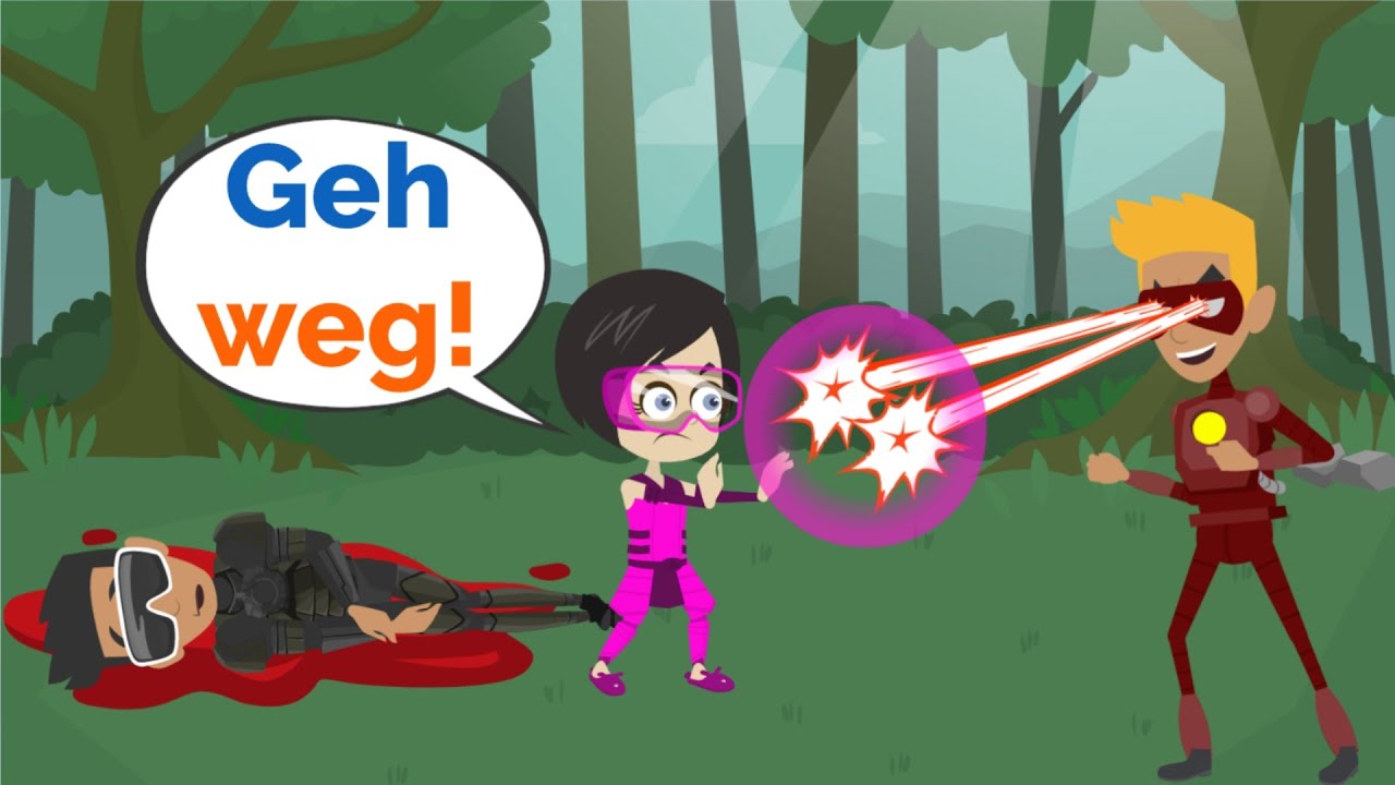 Deutsch lernen | Kaka-Girl VS Kaker-Man! | Wortschatz und wichtige ...