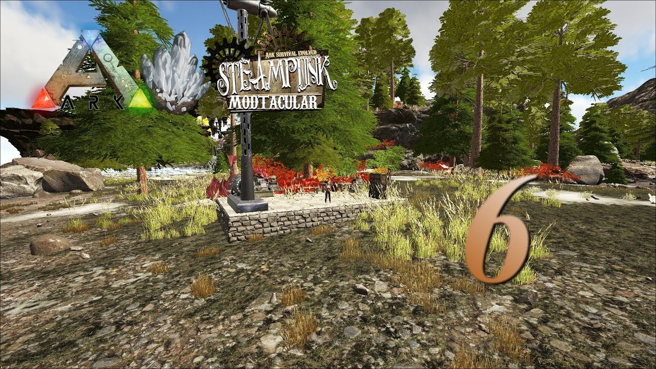 Ark Crystal Steampunk - Ep6 - Epic new base place! - YouTube