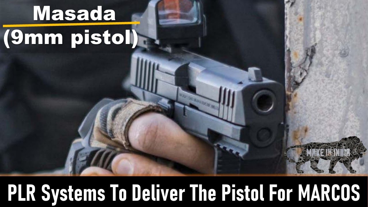 PLR systems to deliver Masada 9mm pistols to the Navy’s MARCOS - YouTube