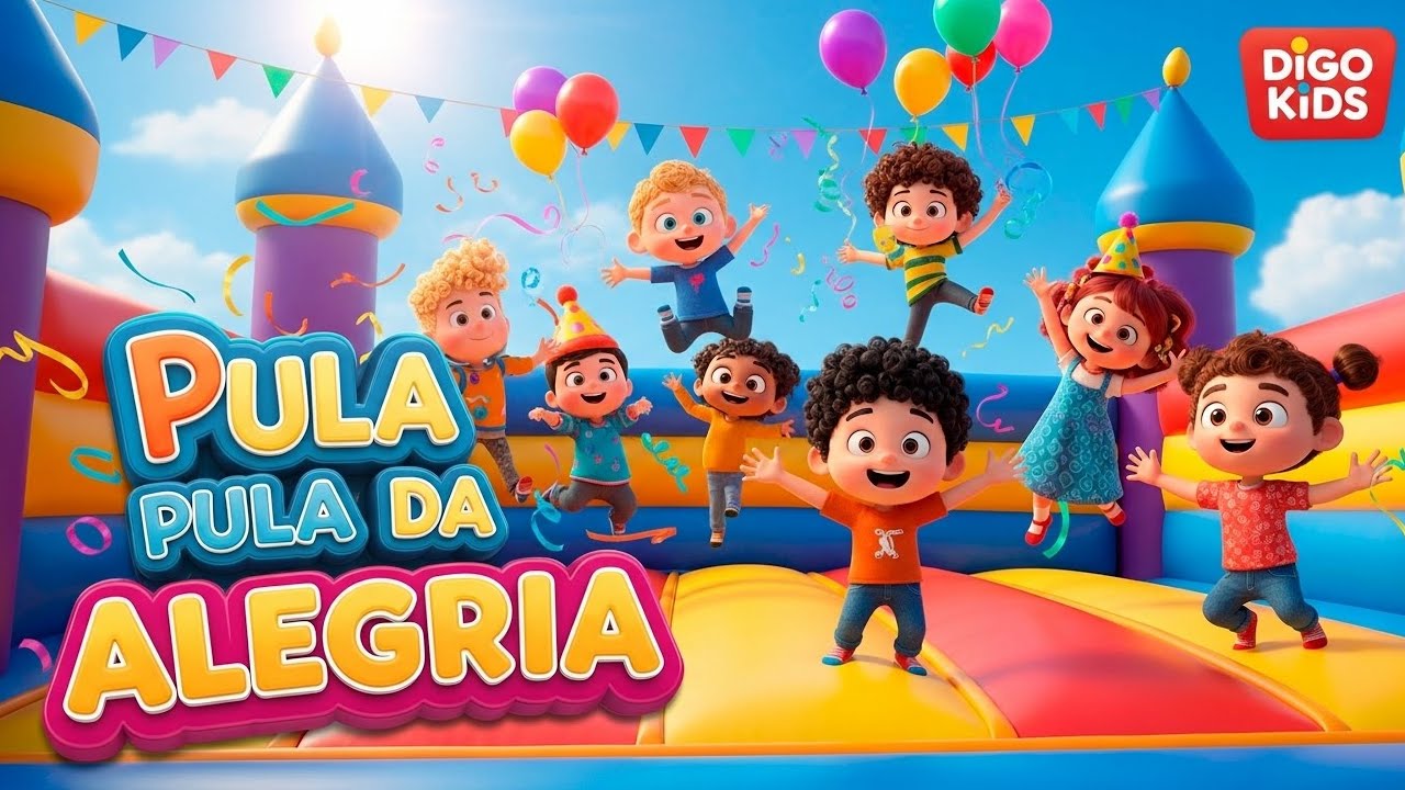 Pula Pula da Alegria - Música Infantil para Crianças | Digo Kids - YouTube