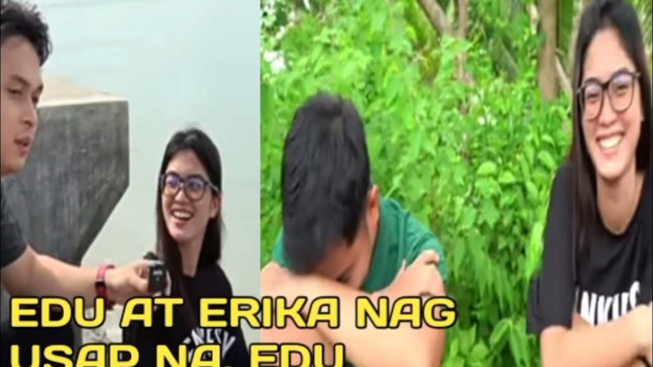 edu at erika nagkausap na? bakit kaya napahagulhul si edu? anu kaya ang pinag usapan nila? - YouTube