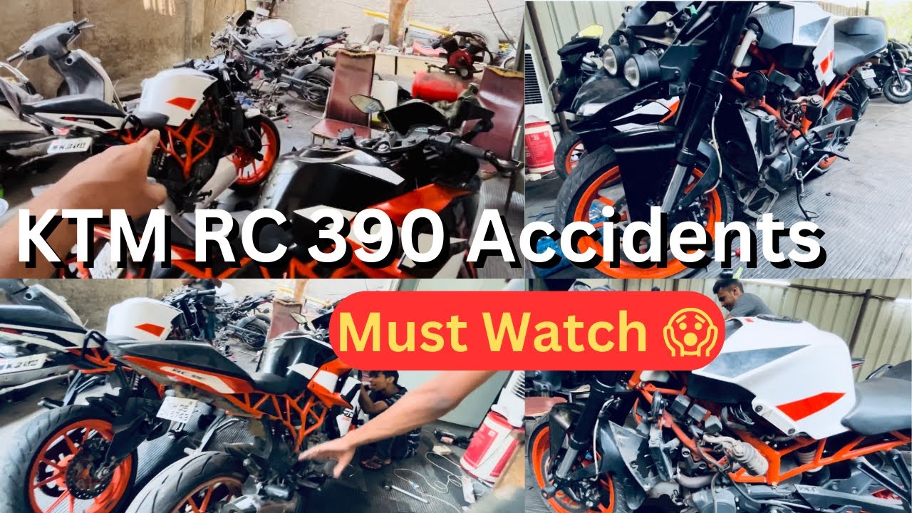 KTM RC 390 | KTM 200 ACCIDENT | Repairing KTM Bikes - YouTube