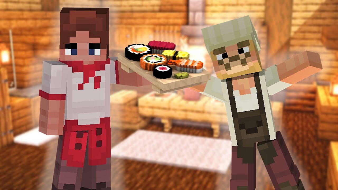 Becoming A Restaurant Owner In Minecraft - YouTube