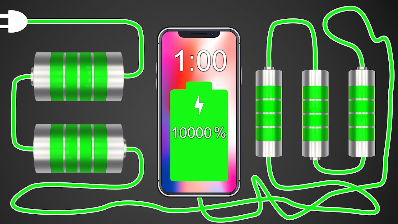 Overcharging iPhone Battery 10000% [1 Minute Timer Bomb] ⚡ - YouTube