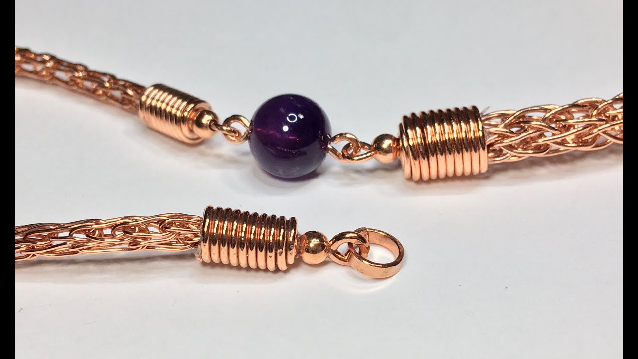 Demo Short: End Caps for Viking Knit Chains - YouTube