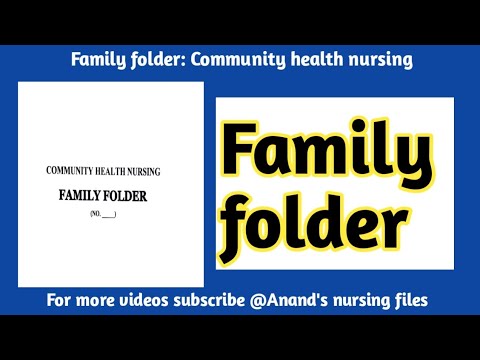Family folder no.3//Community health nursing//परिवार फ़ोल्डर//सामुदायिक ...