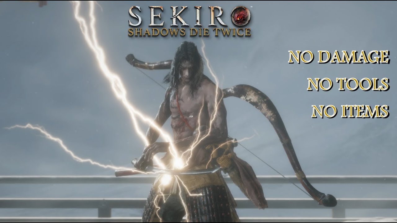 Genichiro Ashina, Way of Tomoe (No Damage/Active Skills/Tools/Items ...