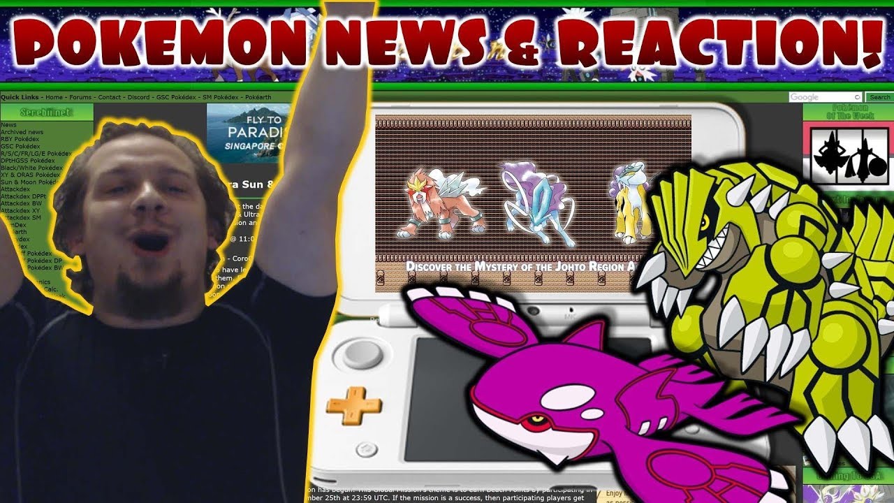 Pokemon Crystal Virtual Console ANNOUNCEMENT & REACTION! Pokemon USUM ...