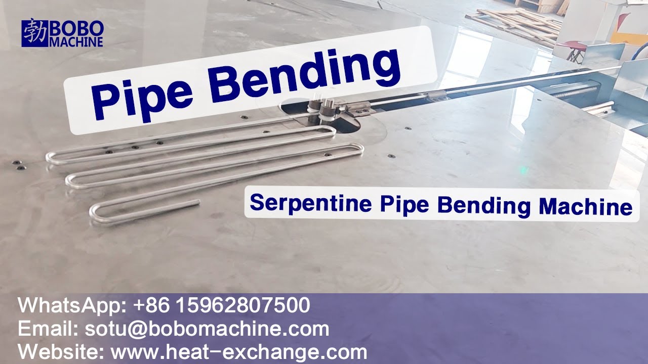 Fully Automatic Tube Serpentine Pipe Bending Machine - YouTube