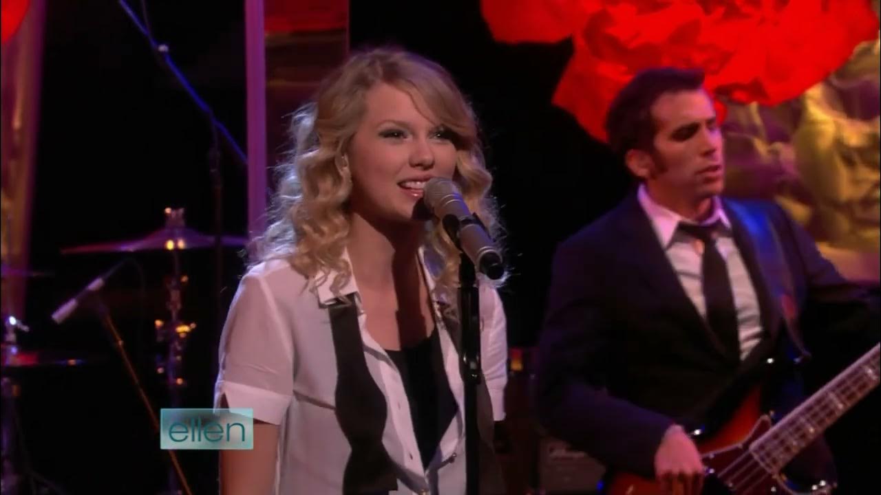 (4K 60FPS) Taylor Swift -Love Story (Ellen Show) - YouTube