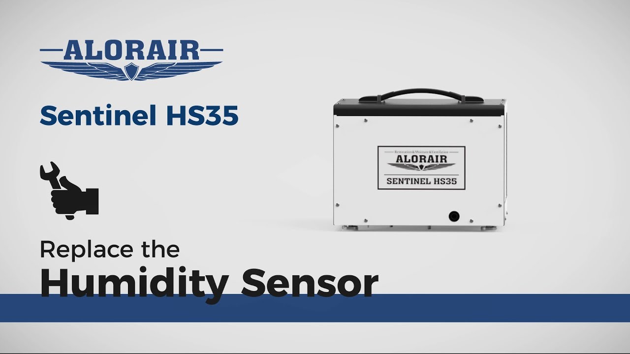 Sentinel HS35 Dehumidifier Replace the Humidity Sensor - YouTube
