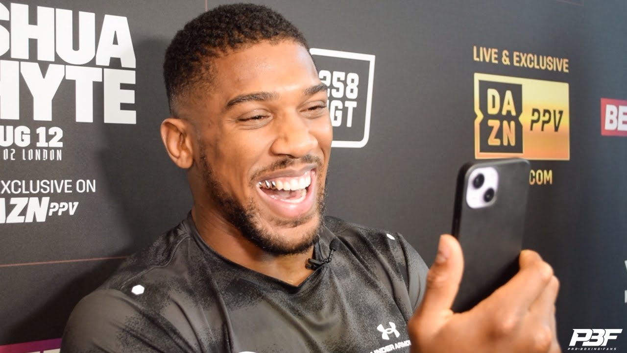 "I'M GOING TO FIGHT YOU!" - ANTHONY JOSHUA GETS CALLED OUT BY A FAN ON ...