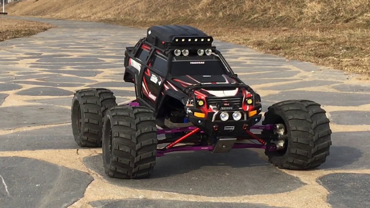 Full tuning Generation4 Traxxas Summit second walk - YouTube