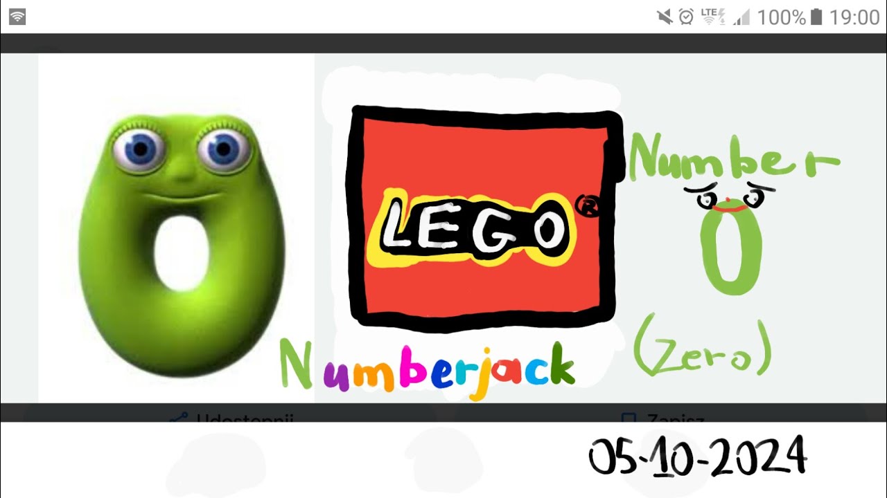 LEGO Numberjack Number Zero - how to bulid & show #1 - YouTube