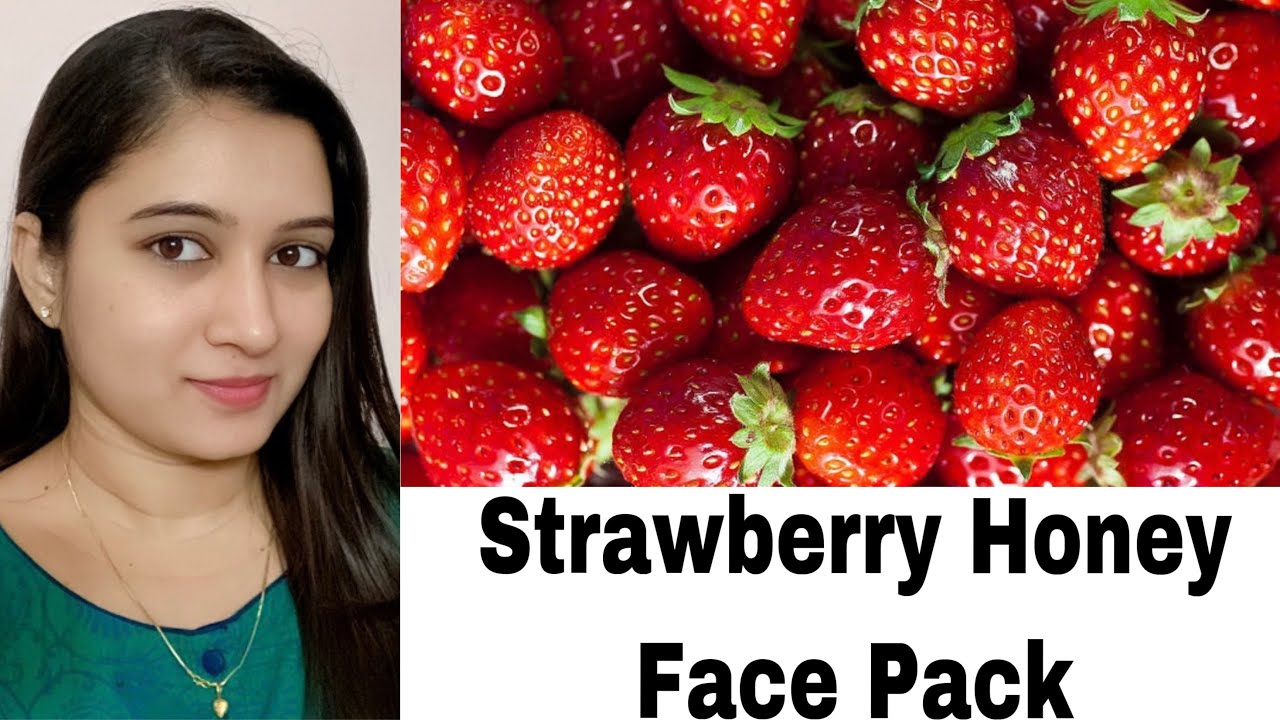 Strawberry face mask for instant glowing skin | Remove dark spots and ...