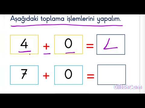 1.SINIF TOPLAMA İŞLEMİNDE SIFIRIN \