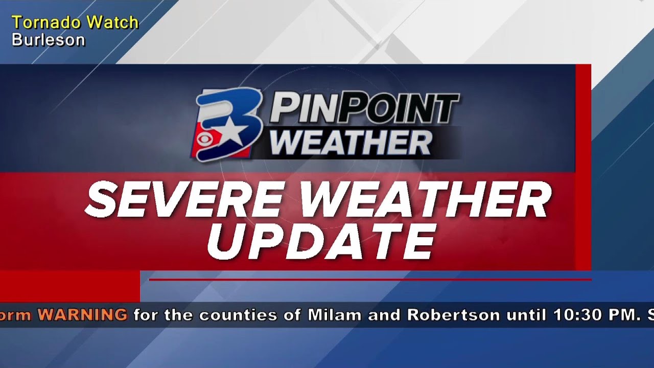 KBTX - KBTX News 3 Severe Weather Update, 3/16/2023 - YouTube