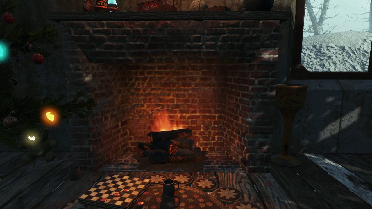 Fallout 4 Christmas Fireplace for Your Post-Apocalyptic Holiday ...