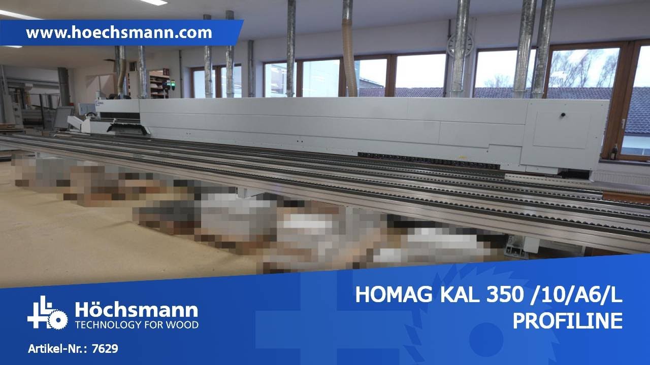 HOMAG KAL 350 /10/A6/L PROFILINE (Höchsmann Klipphausen) - YouTube