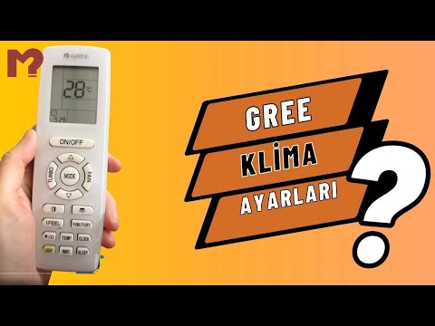 Gree klima kumanda kullanımı