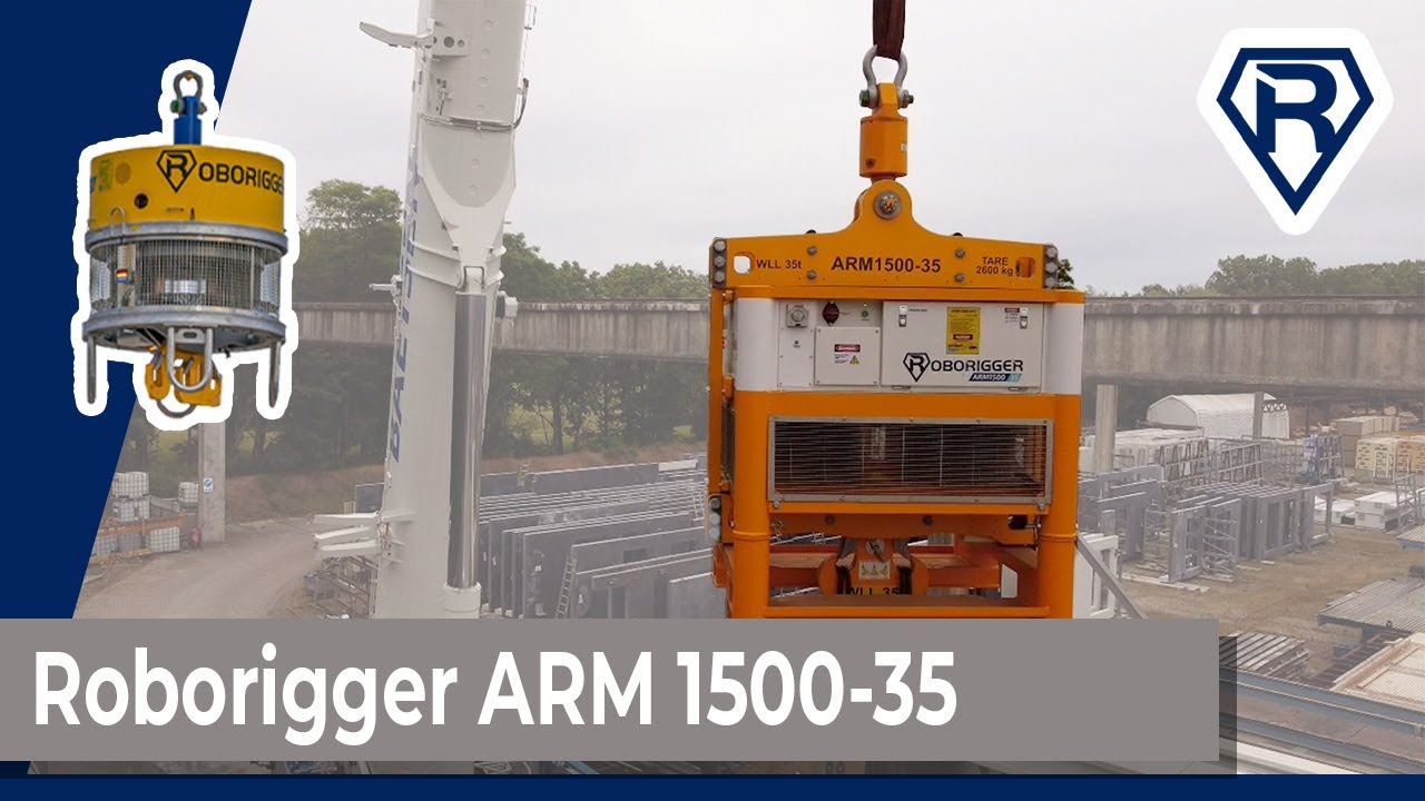 Roborigger ARM 1500-35 - YouTube