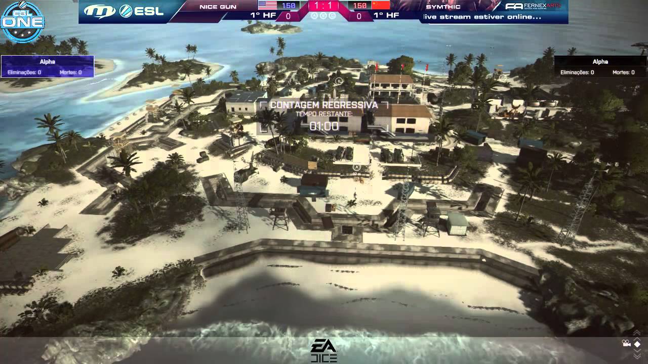 NARRAÇÃO#31 - ESL ONE AMERICA - GROUPSTAGE - TEAM SYMTHIC VS NICE GUN E ...