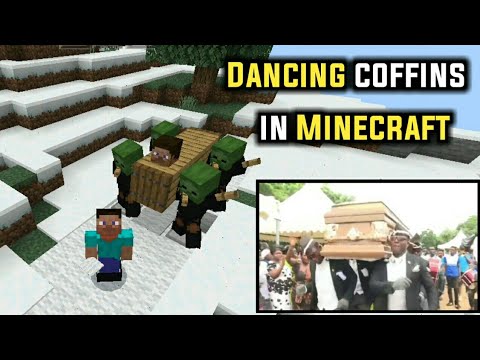 Coffin dance in minecraft || How to make dancing coffin in minecraft ...