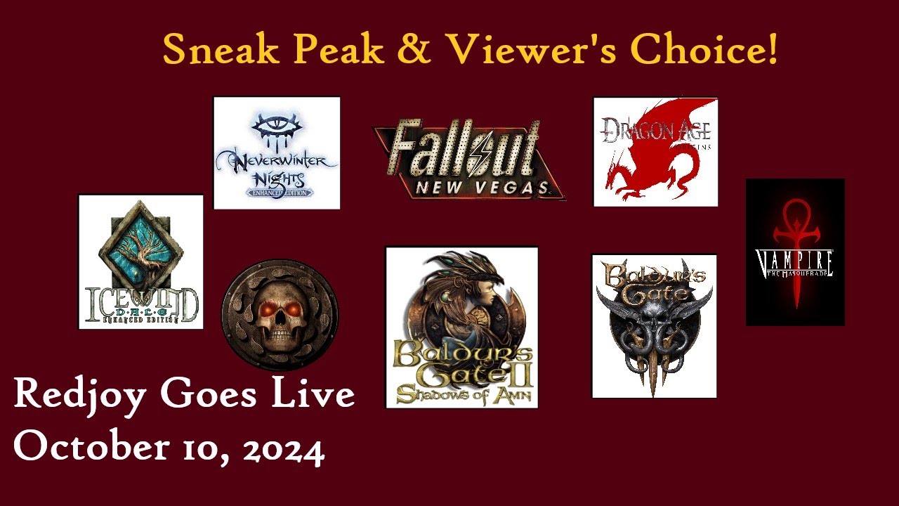 Inaugural Stream: Sneak Peak and Viewer's Choice! - YouTube