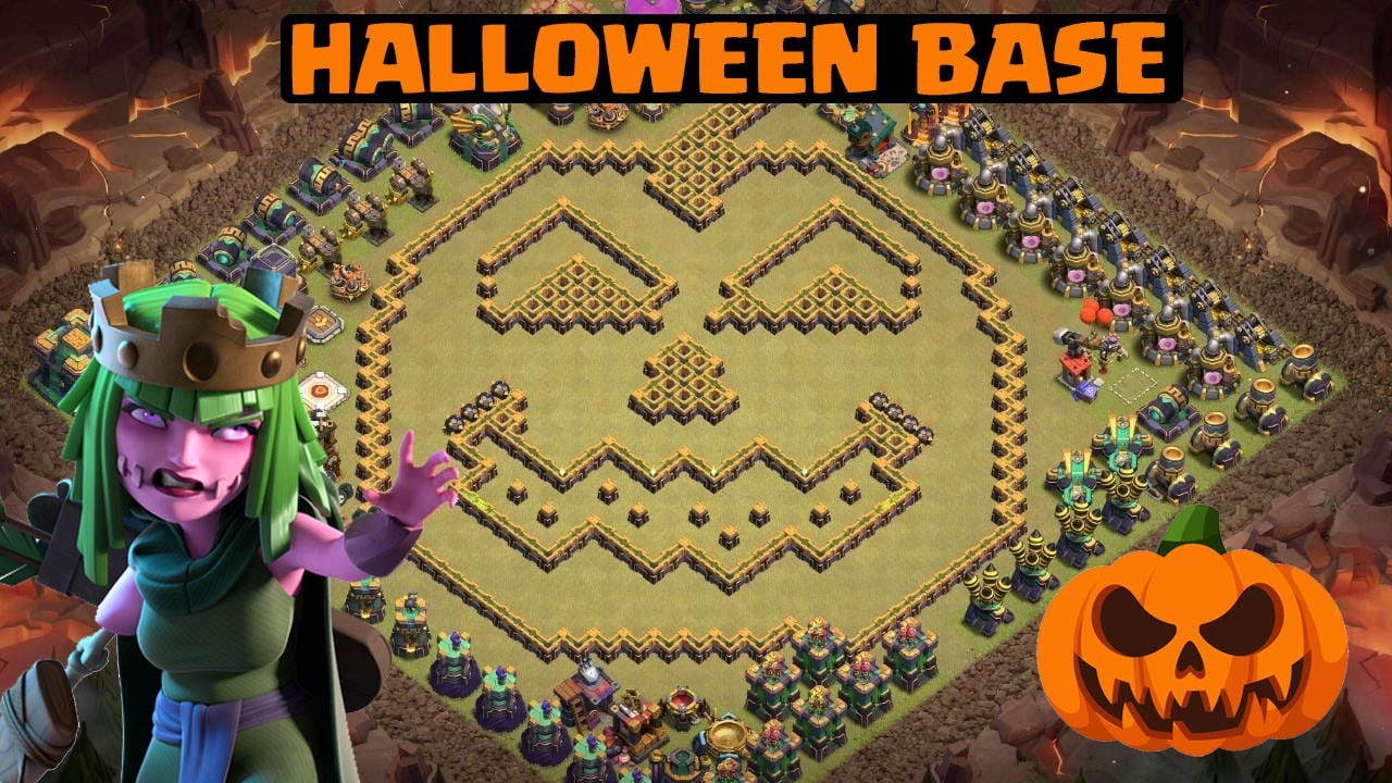🎃Happy Halloween Base Layout 👻 Diseños de Calabaza 🎃 Spooky Pumpkin ...