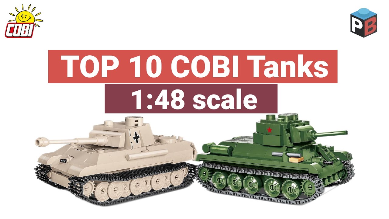 TOP 10 tanks in 1:48 scale - COBI - YouTube