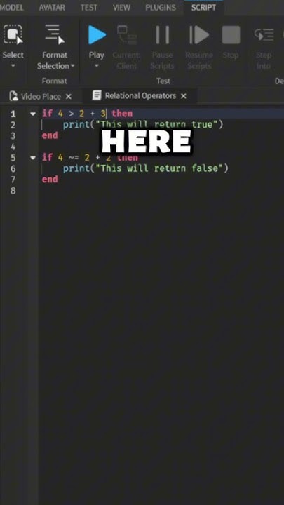 Relational Operators Part 2! | Roblox Studio Tutorial Part 45 # ...