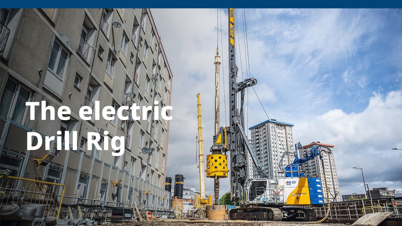 BAUER Maschinen GmbH – The electric BAUER eBG 33 | The drill rig for a ...