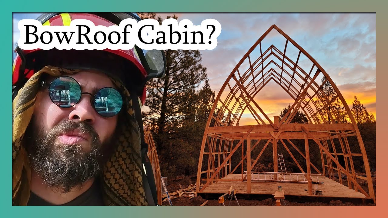 Building a Gothic Arch - Off-Grid Cabin 2of2 - YouTube