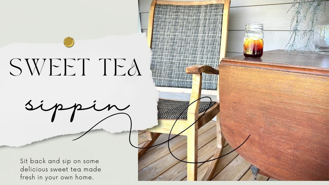 How to Make Homemade Sweet Tea: Delicious Sweet Tea at Home on the ...