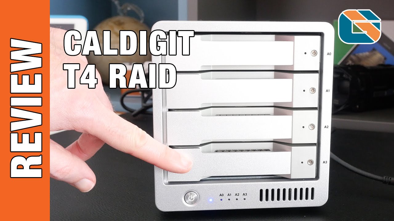 CalDigit T4 Quad Bay RAID Storage Review @CalDigit - YouTube