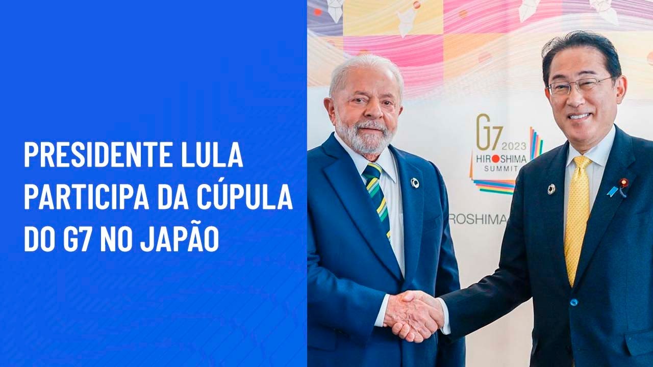 Presidente Lula participa da Cúpula do G7 no Japão - YouTube