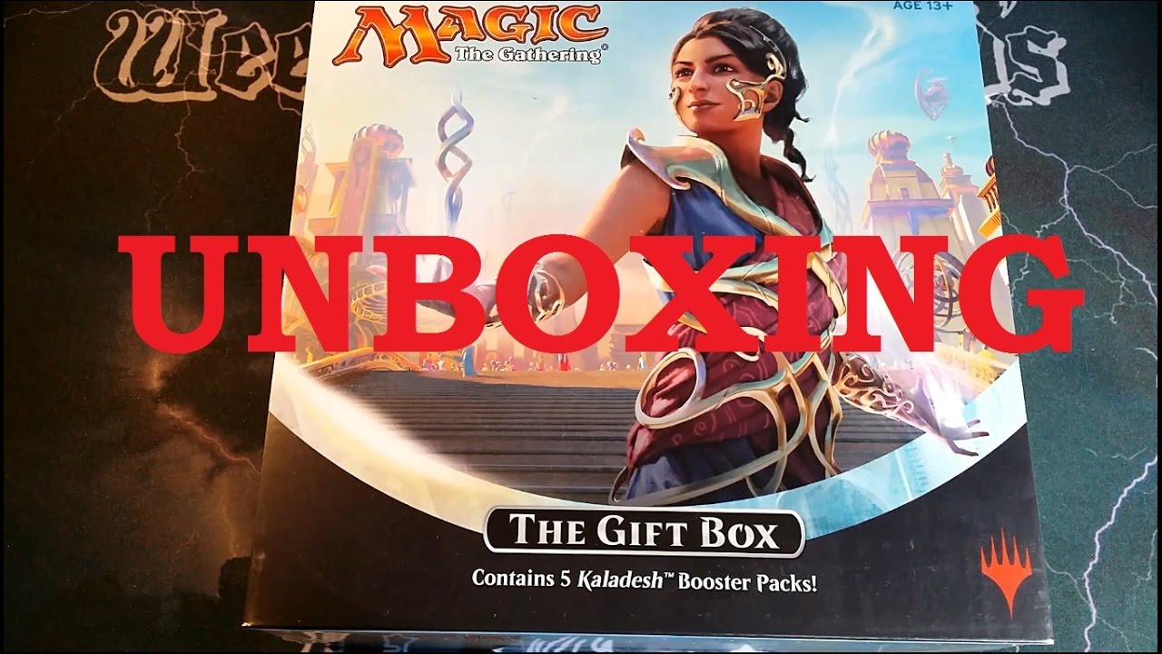 MAGIC: The Gathering - Kaladesh Gift Box UNBOXING + 5 Booster - YouTube