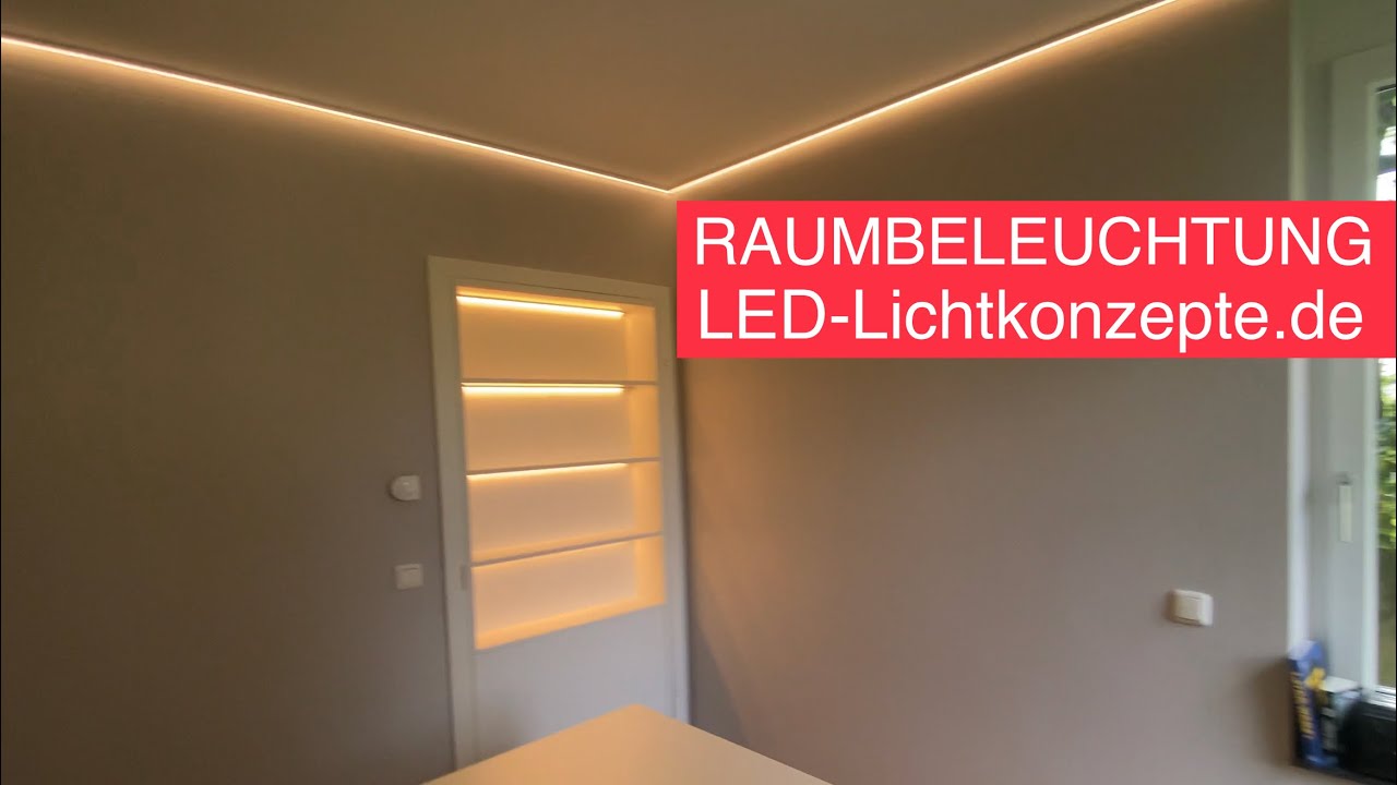 Zimmer Beleuchtung mit LED Leisten warmweiss von LED Lichtkonzepte ...