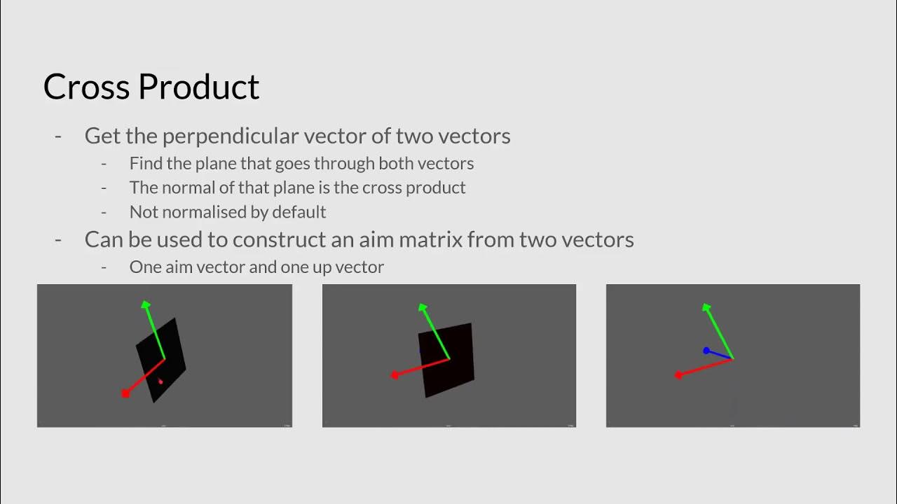 Maya Math - 04 - Vector math continued - YouTube