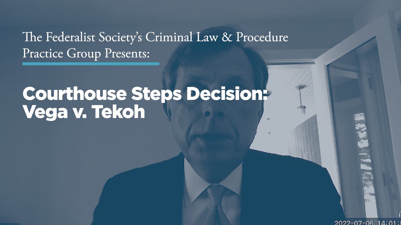 Courthouse Steps Decision: Vega v. Tekoh - YouTube