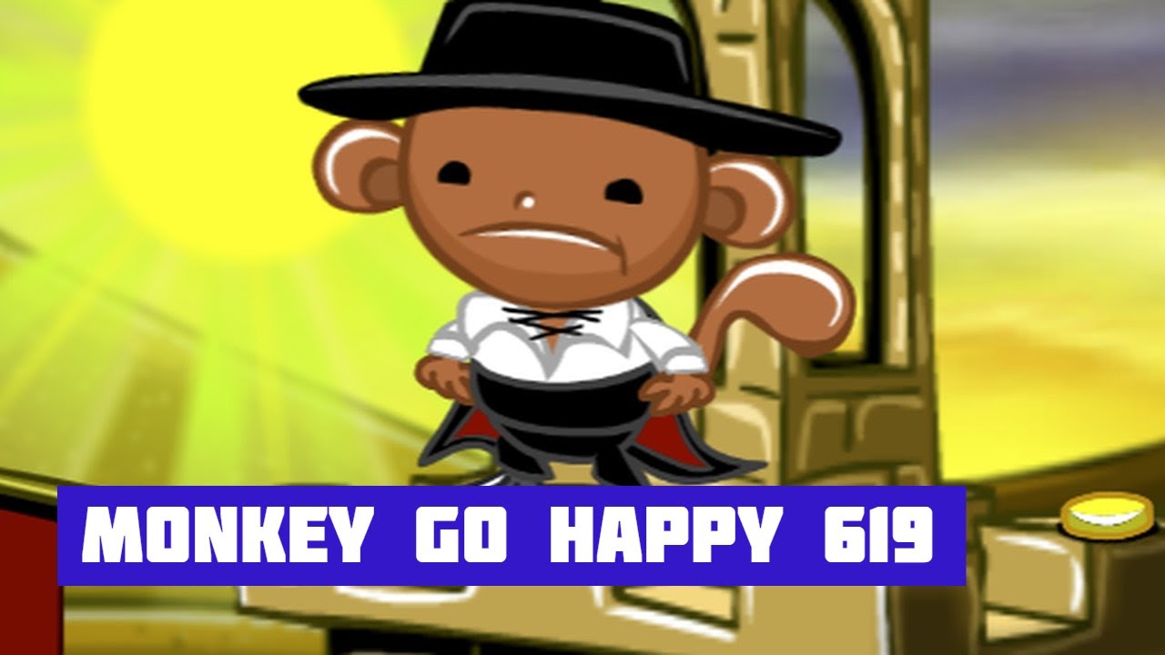 Monkey GO Happy: Stage 619 — Monkey Zorro · Free Game · Walkthrough ...