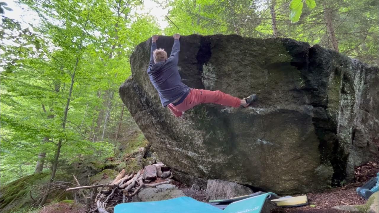 Vodopád 7B+(7C) Flash Jizerky - YouTube