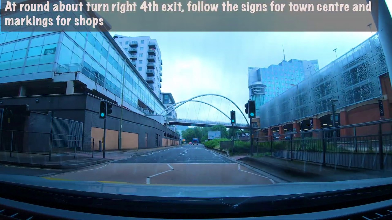 Eastrop RoundAbout,Town centre, Basingstoke, Turn Right 4th Exit - YouTube