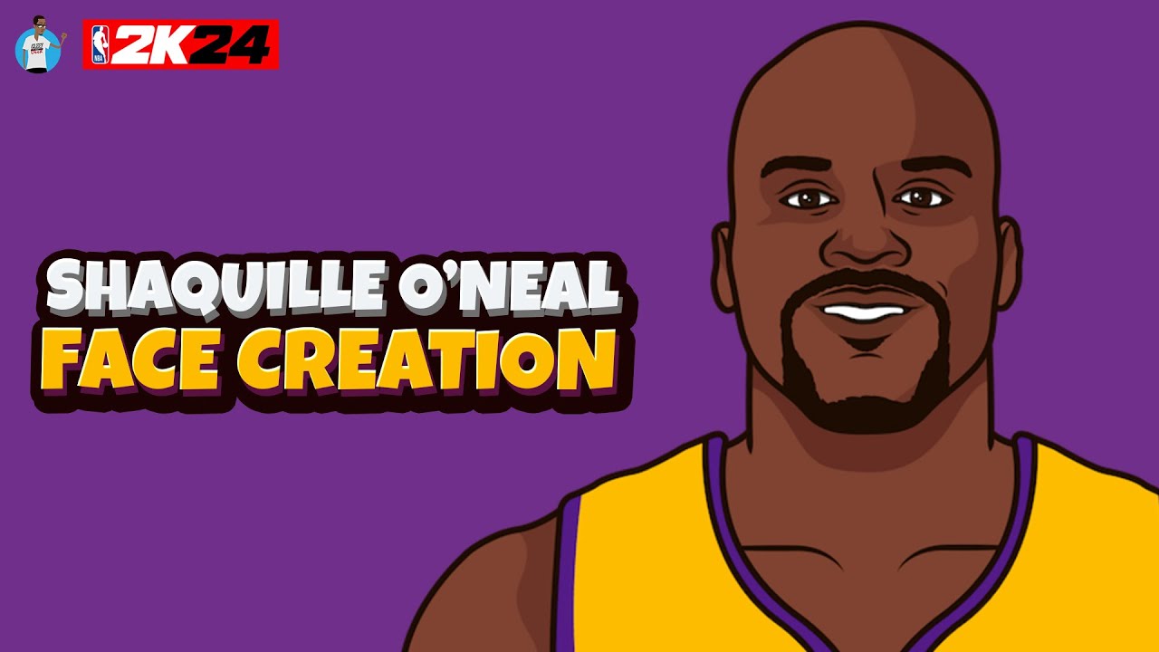 Shaquille O'Neal Face Creation - 2K24 - YouTube