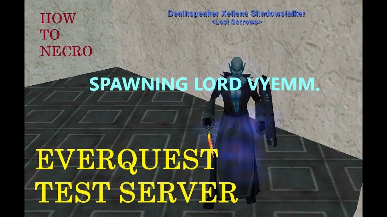 How to EverQuest Necromancer - Part 1 Spawning Lord Vyemm CoV T2 Named ...